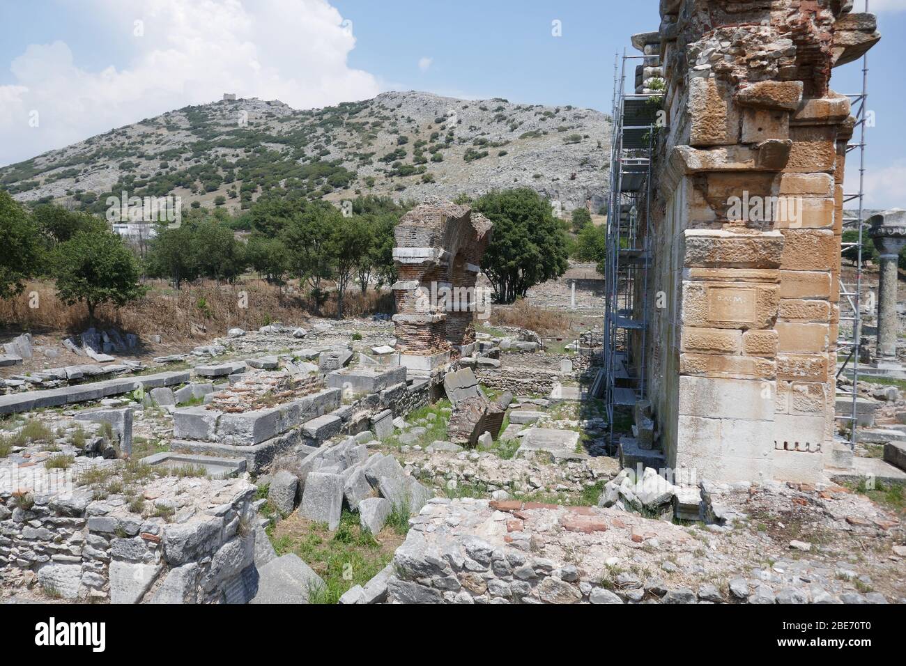 Archaeological Site of Phillipi Stock Photo - Alamy