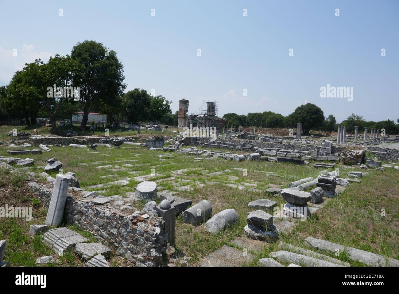 Archaeological Site of Phillipi Stock Photo - Alamy