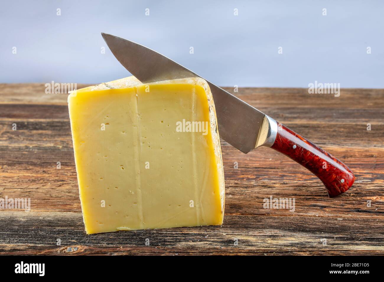 Traditional Turkish gruyere cheese. Close-up famous gruyere cheese of ...