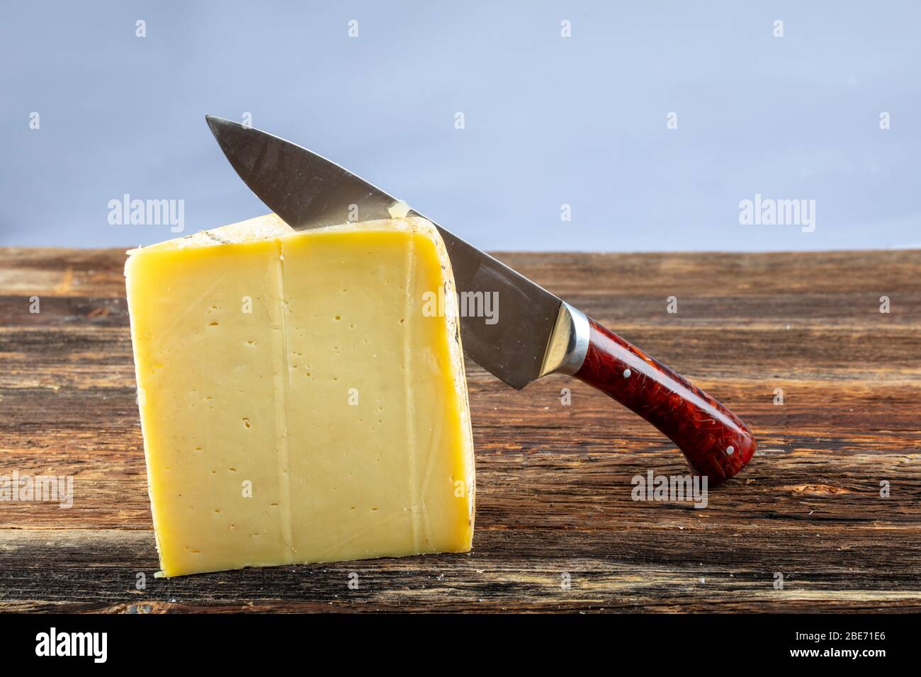 Traditional Turkish gruyere cheese. Close-up famous gruyere cheese of ...