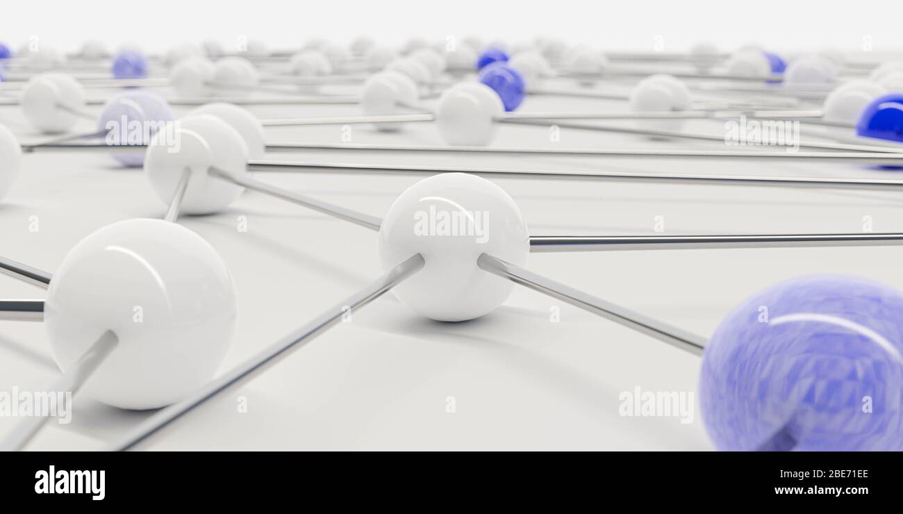 internet network connection communication concept made up of white ...