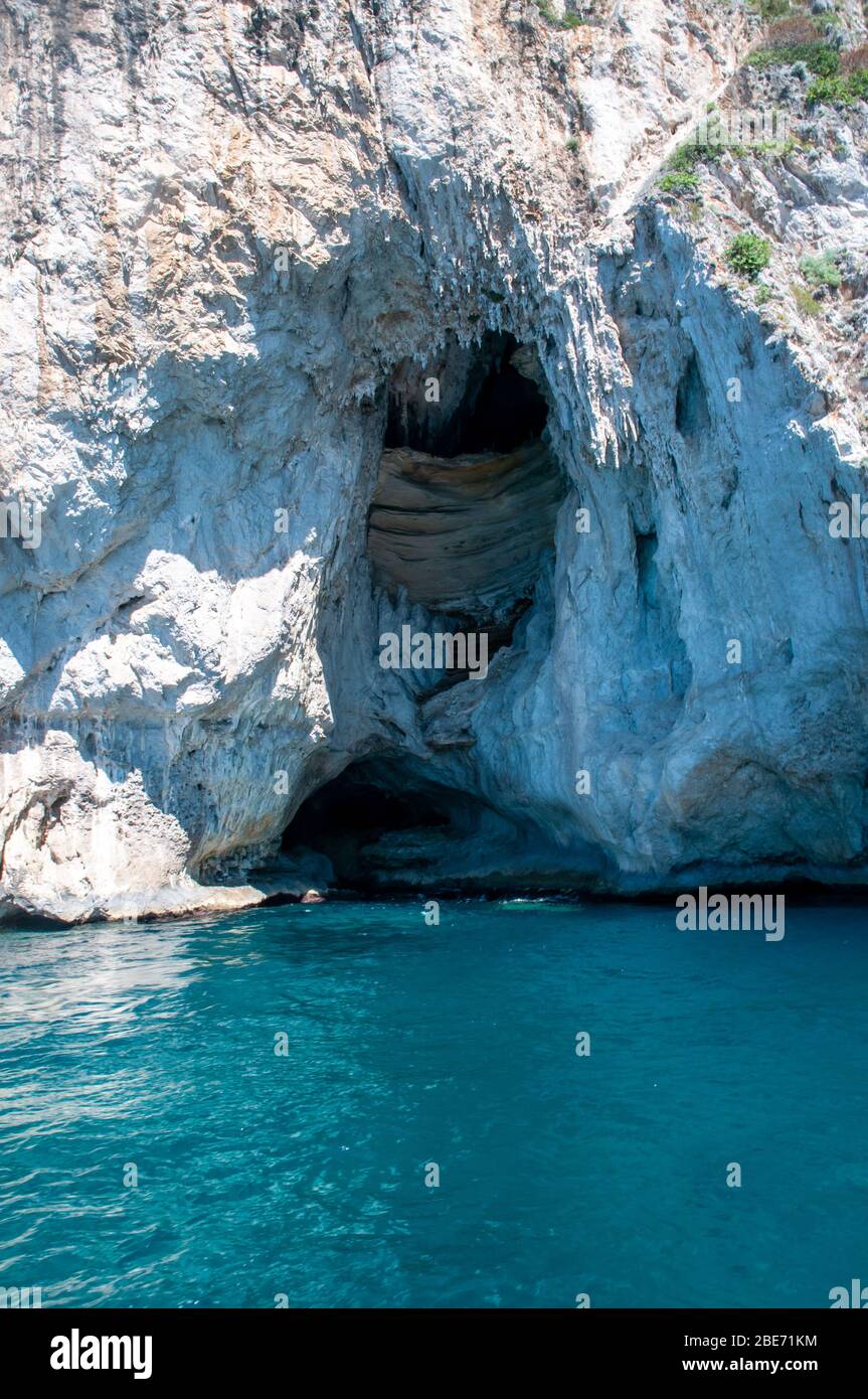 Mediterranean grotto on the island of Capri Stock Photo - Alamy
