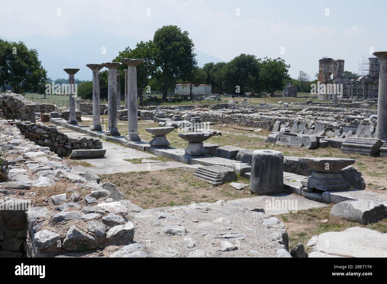 Archaeological Site of Phillipi Stock Photo - Alamy