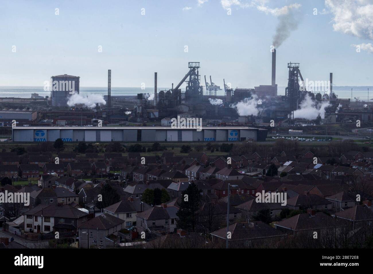 A view of Port Talbot Steelworks. Lewis Mitchell Stock Photo - Alamy