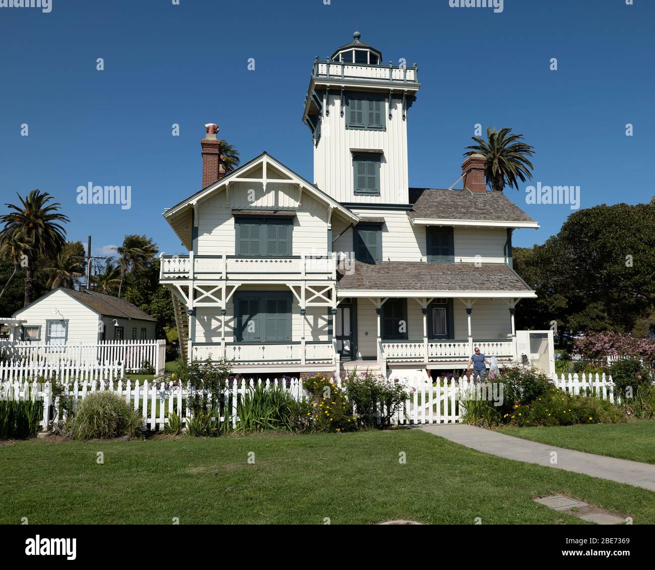 Point fermin lighthouse historic site and museum hi-res stock ...
