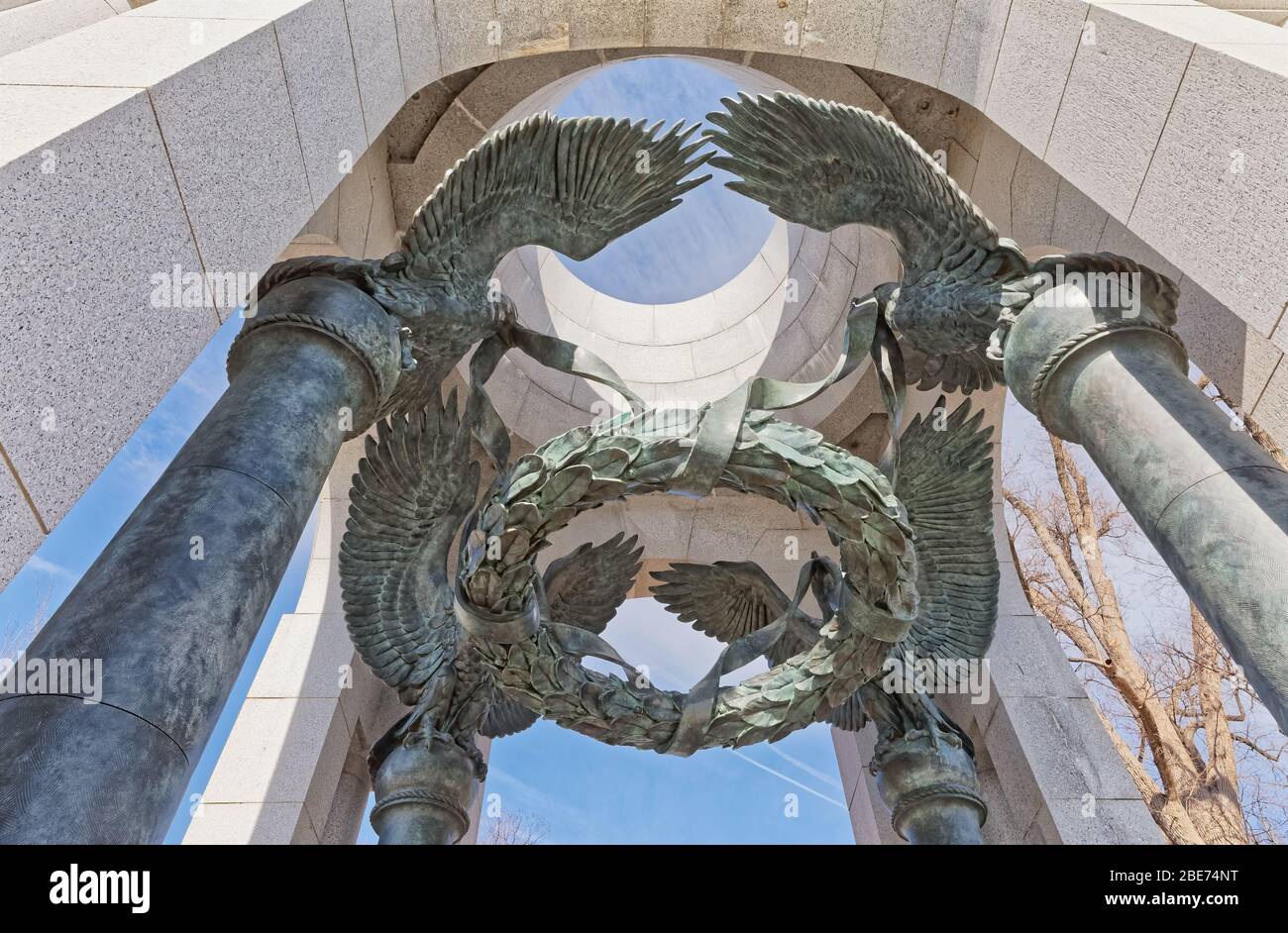 Pacific Arch World War II Memorial in Washington DC Stock Photo - Alamy