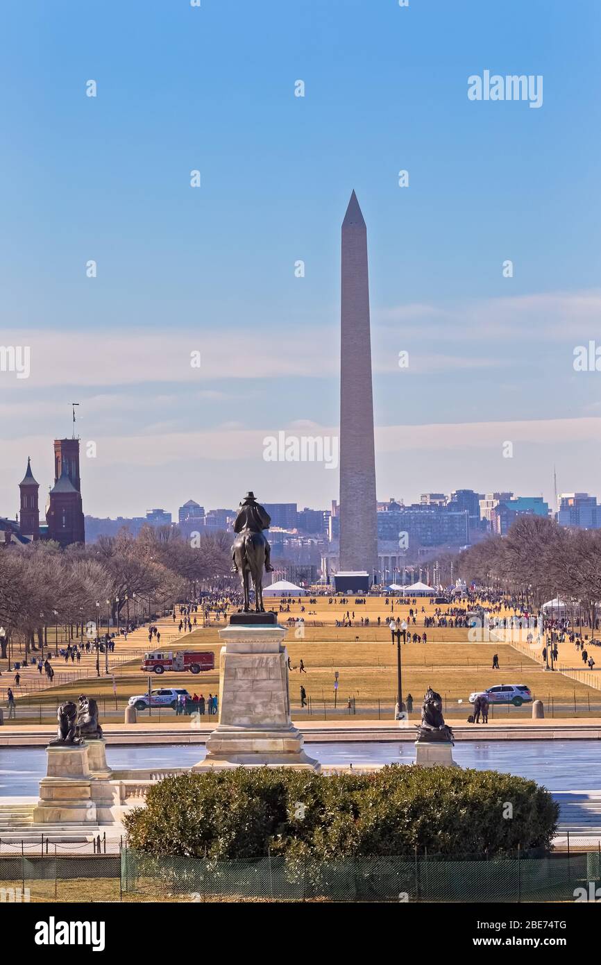 Washington Monument obelisk United States of America Stock Photo - Alamy