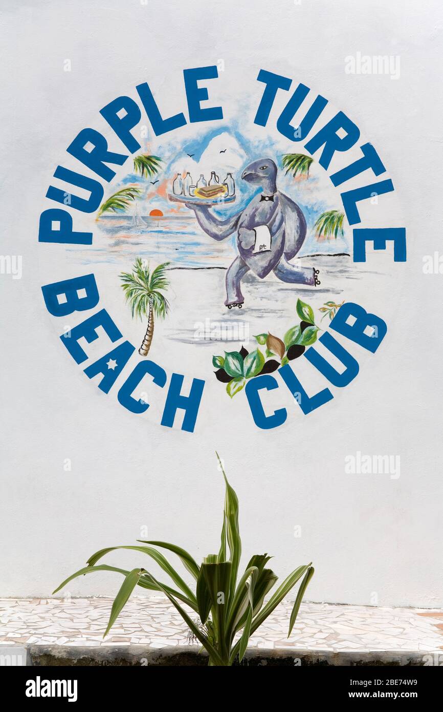 Dominica purple turtle beach hi-res stock photography and images - Alamy