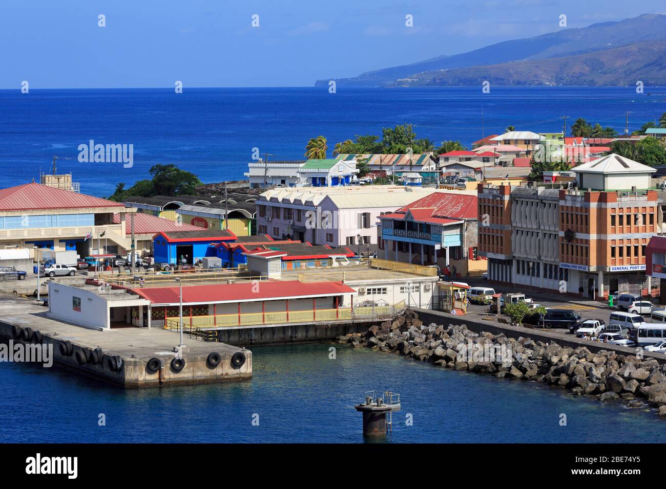 Port of Roseau,Dominica,Caribbean Stock Photo - Alamy
