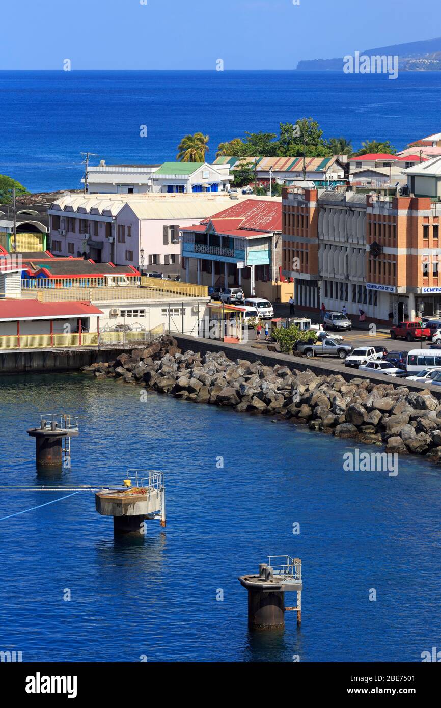 Port of Roseau,Dominica,Caribbean Stock Photo - Alamy