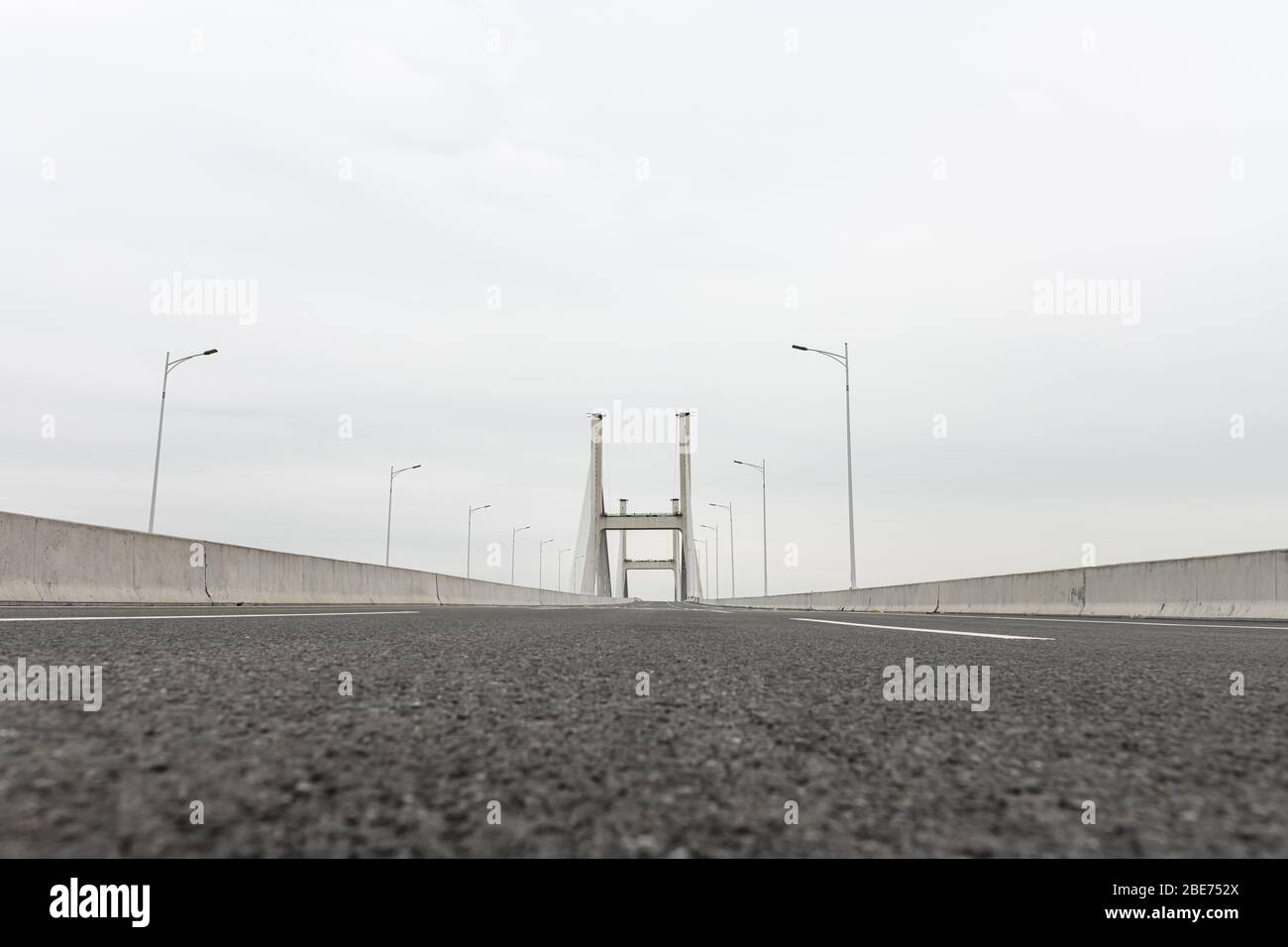 Empty motorway low angle hi-res stock photography and images - Alamy