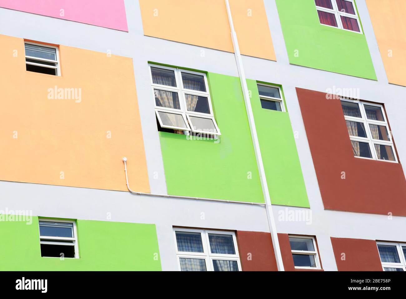 Colorful architecture in roseau hi-res stock photography and images - Alamy