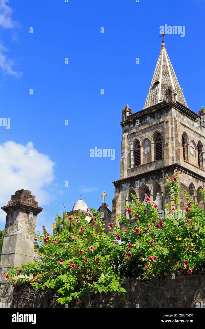 Catholic church in roseau dominica hi-res stock photography and images ...