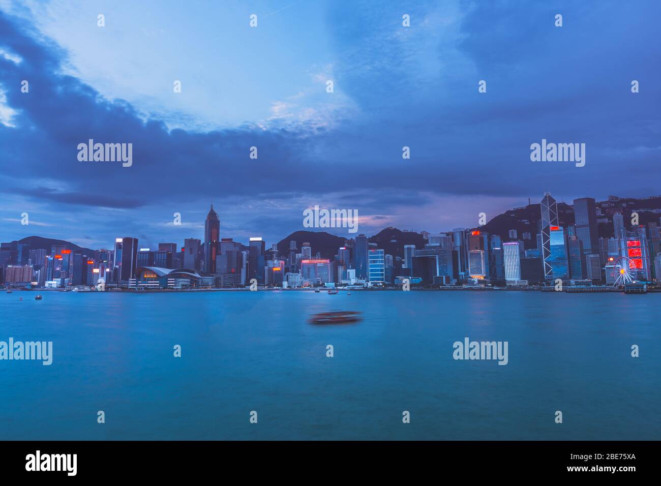 Hong Kong Victoria Harbour view; Hong Kong Cityscape Stock Photo - Alamy