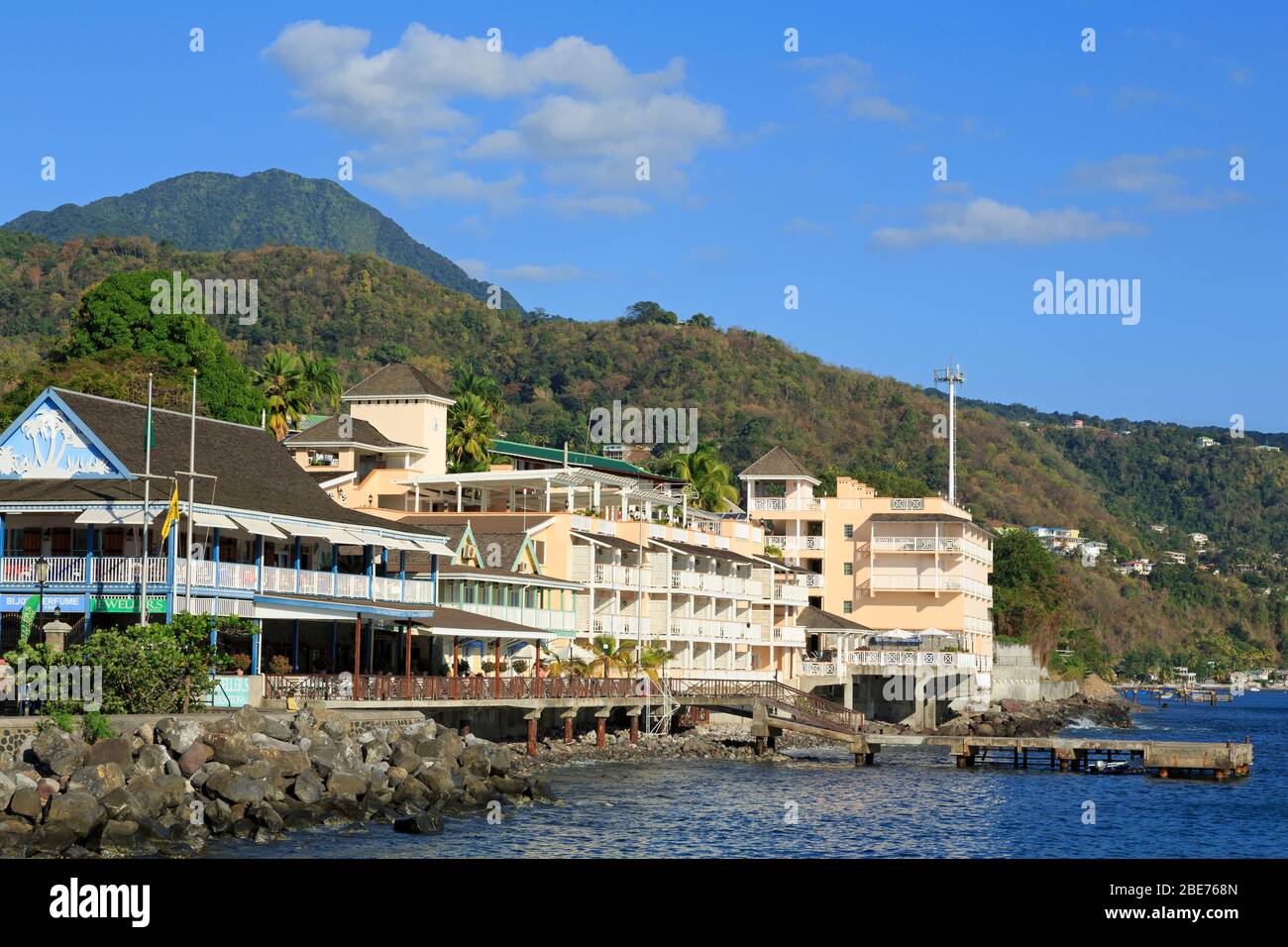 Fort Young Hotel,Roseau,Dominica,Caribbean Stock Photo - Alamy