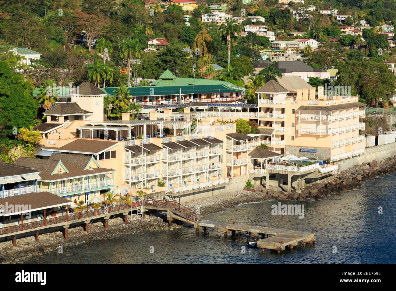 Fort Young Hotel,Roseau,Dominica,Caribbean Stock Photo - Alamy