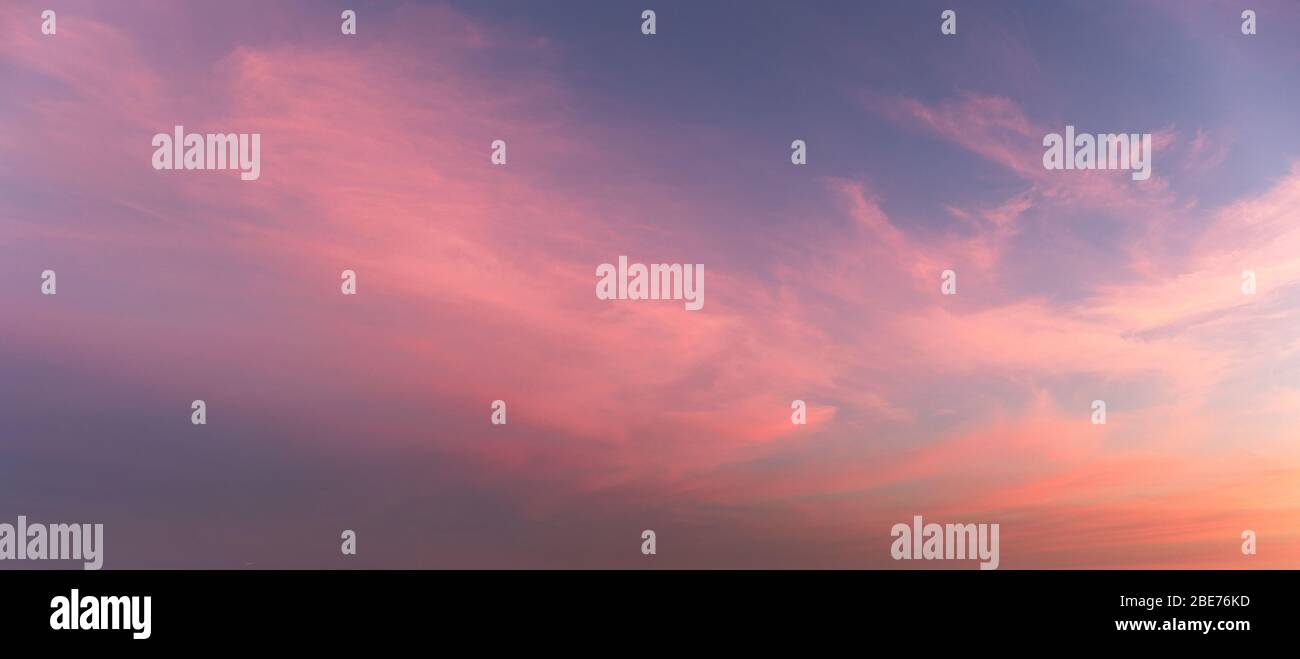 Purple hue pastels gradient sunset background on soft nature sunrise ...
