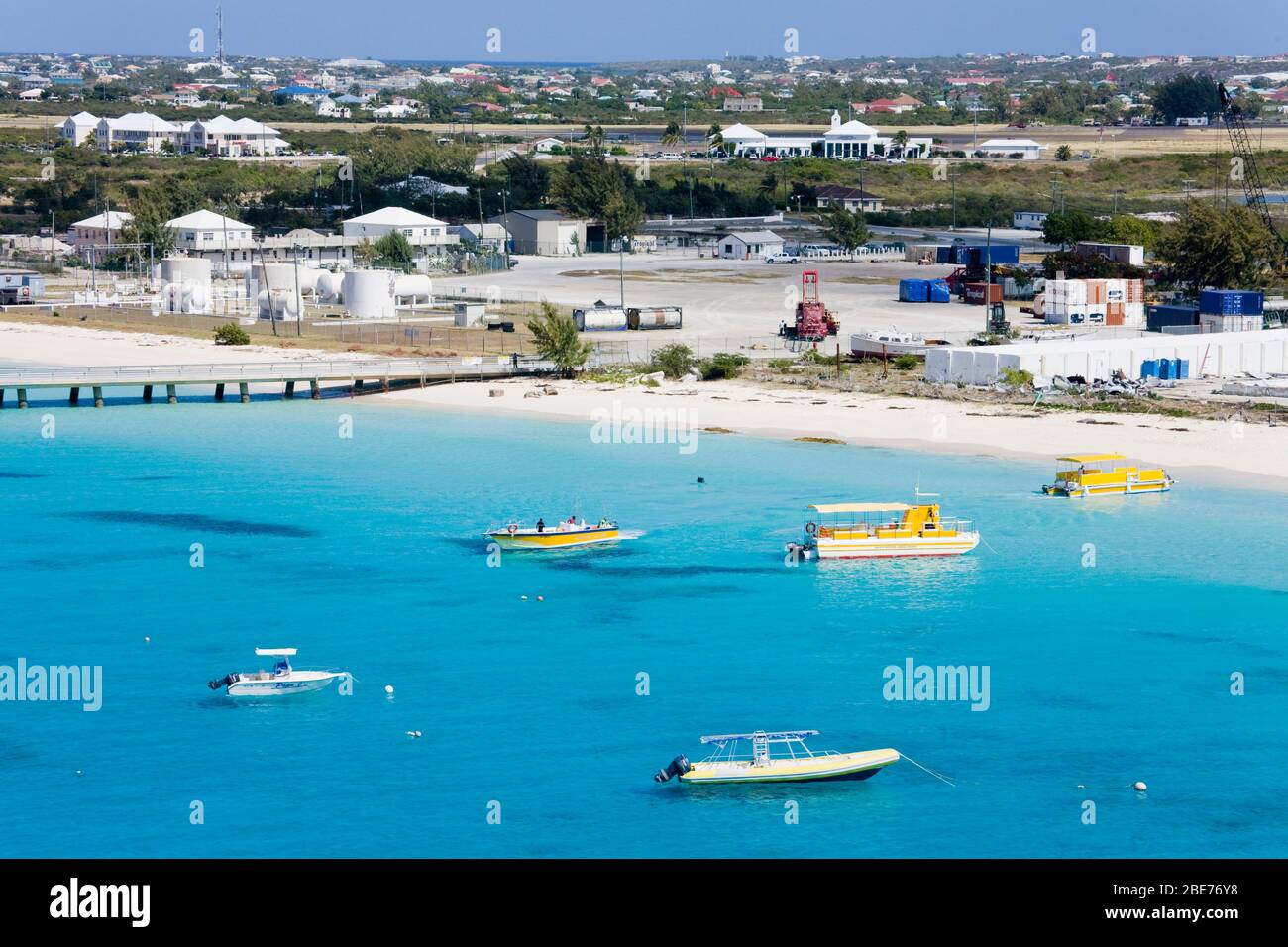 Governors beach grand turk turks caicos caribbean islands hi-res stock ...
