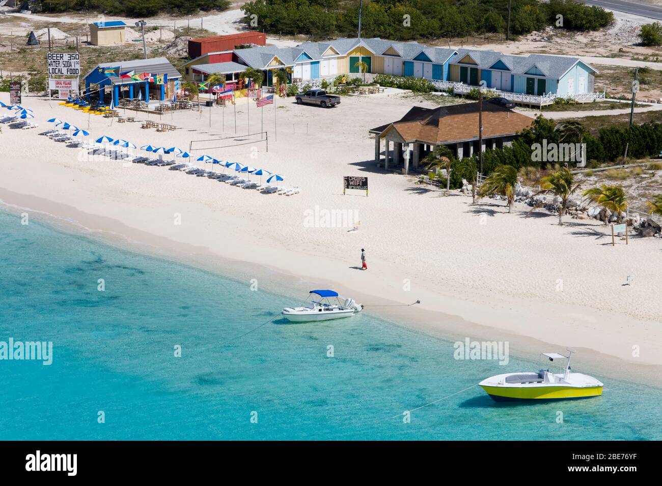 Governors beach grand turk turks caicos caribbean islands hi-res stock ...