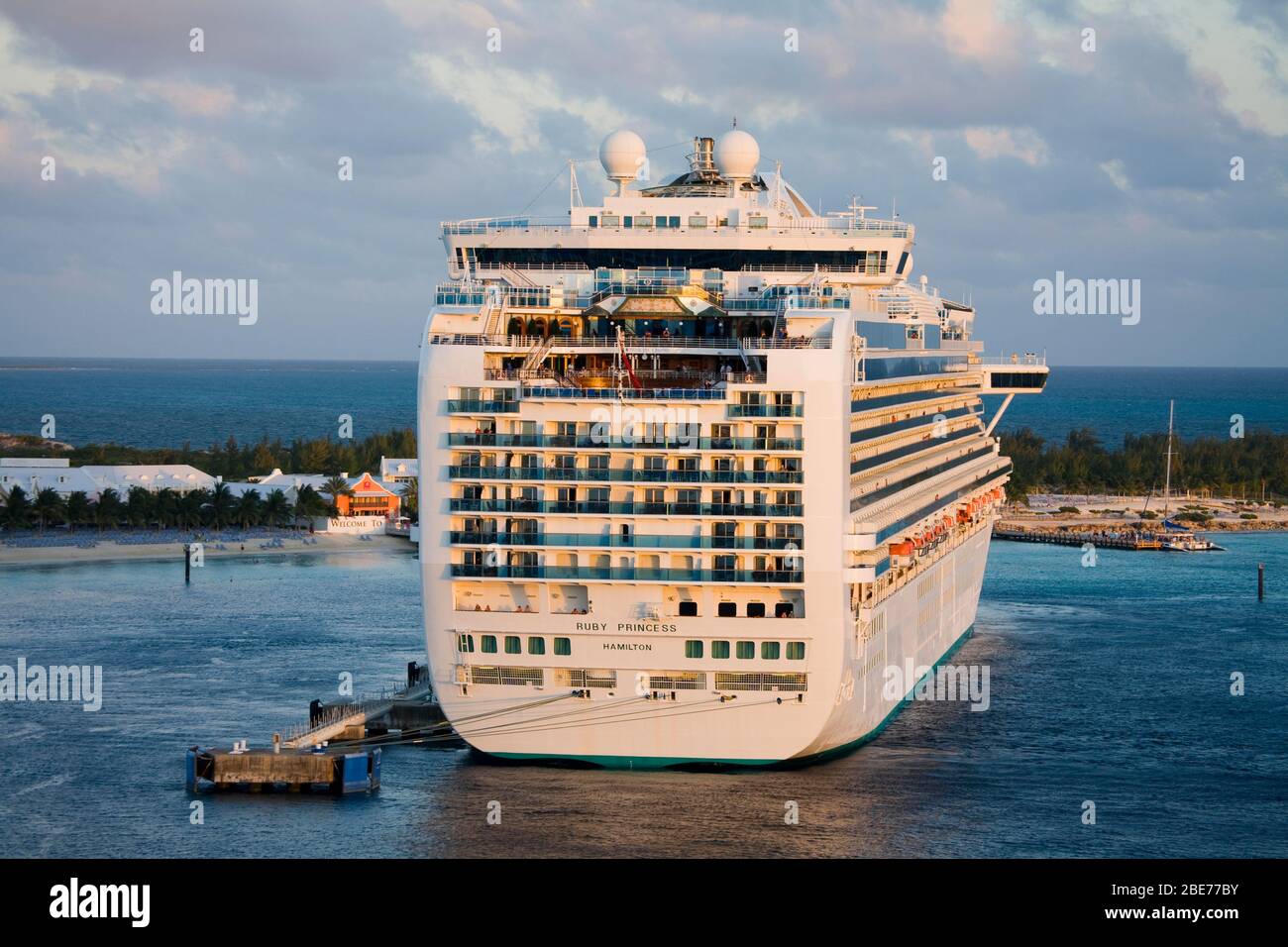 Ruby Princess cruise ship, Grand Turk Island, Turks & Caicos Islands ...