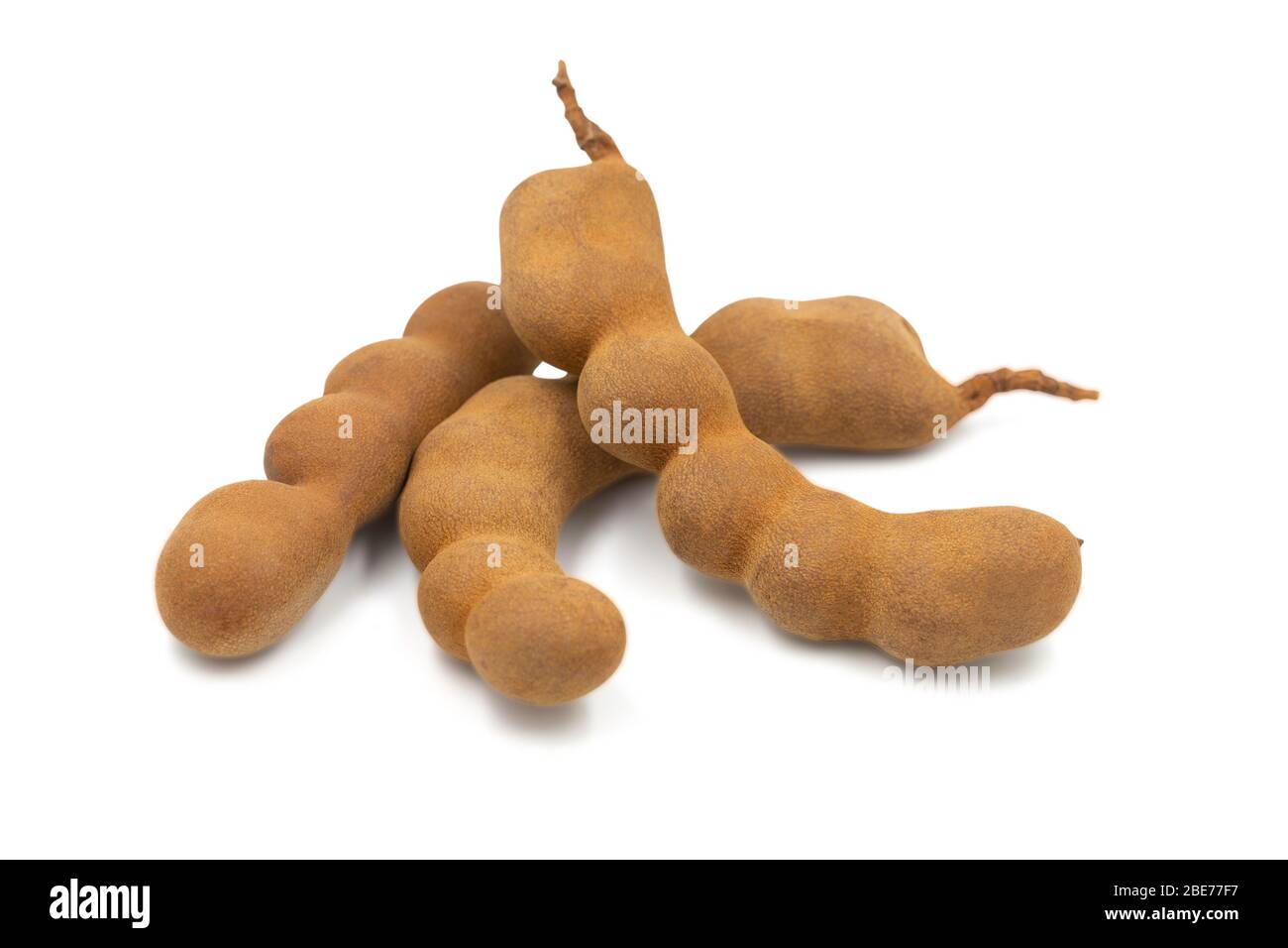 Organic Thai tamarind on white isolated background with clipping path ...