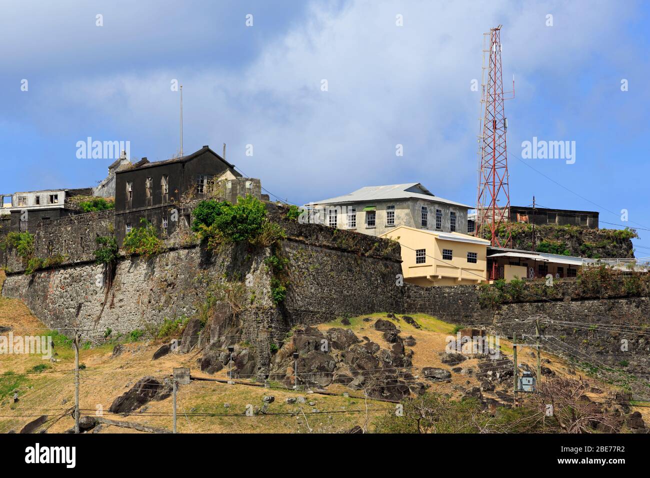 Fort George,St. Georges,Grenada,Caribbean Stock Photo - Alamy