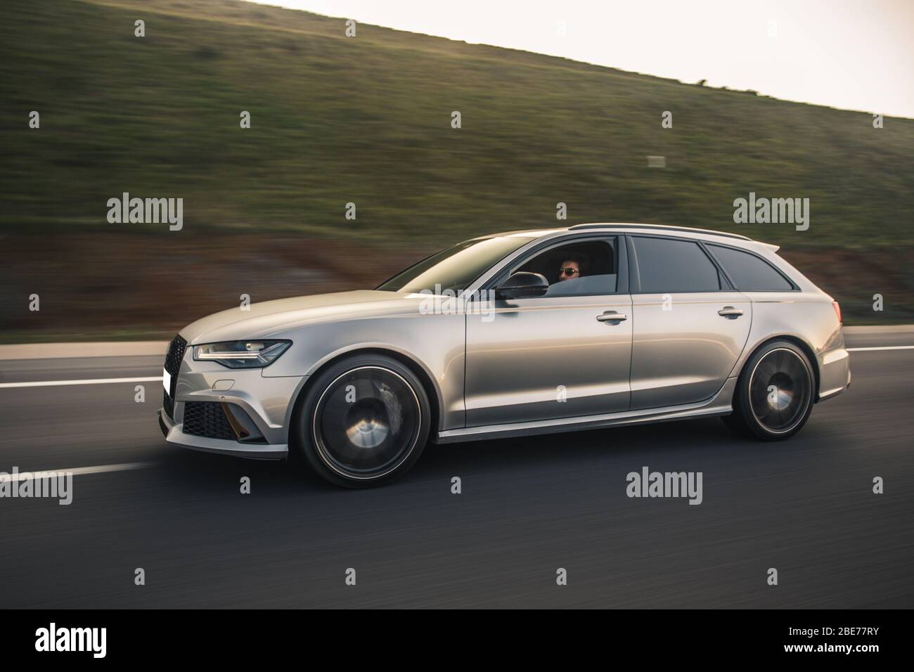 Silver hatchback car hi-res stock photography and images - Alamy