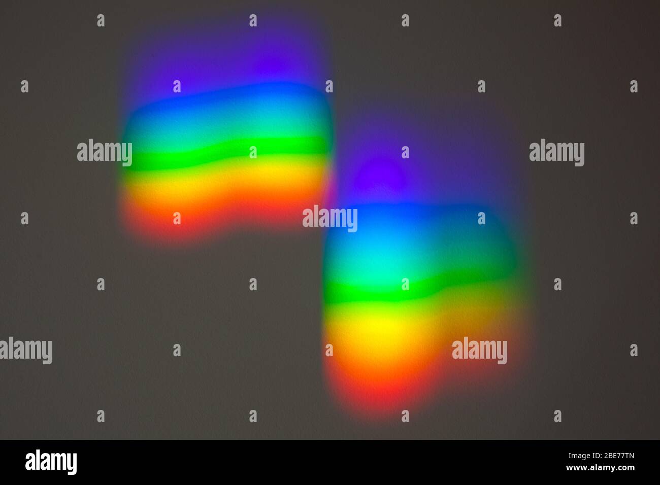 Prism Spectrum landing on my ceiling, walls, doors and furniture adding ...