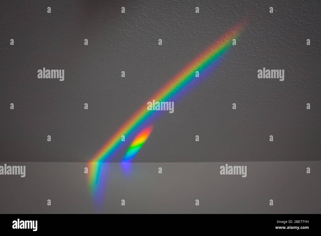 Prism Spectrum landing on my ceiling, walls, doors and furniture adding ...