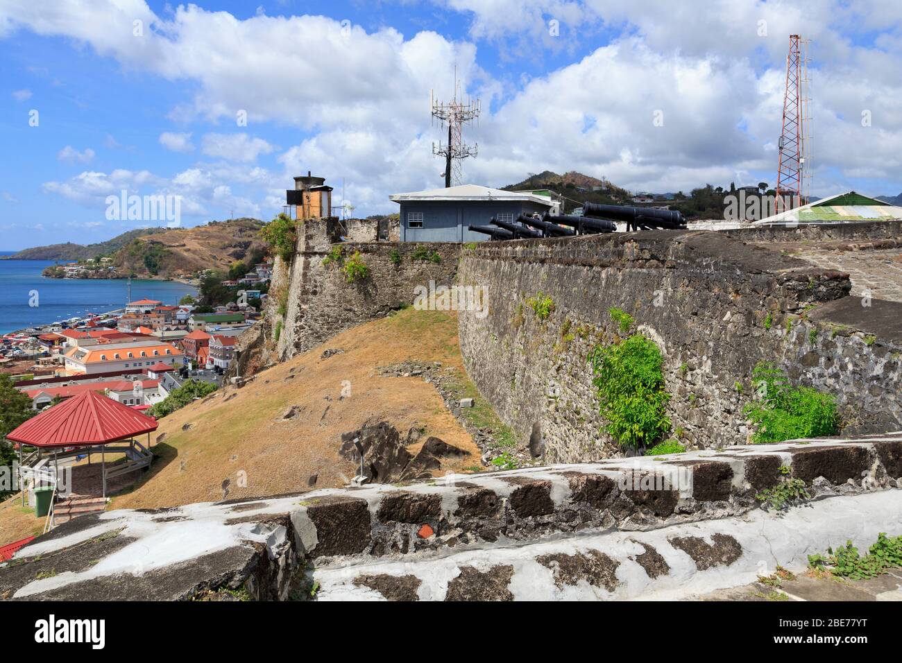 Fort George,St. Georges,Grenada,Caribbean Stock Photo - Alamy