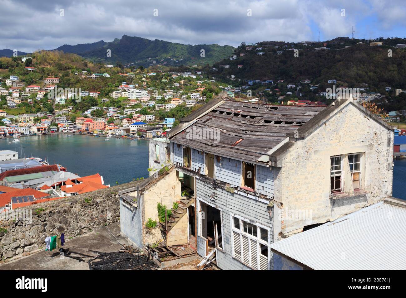 Fort George,St. Georges,Grenada,Caribbean Stock Photo - Alamy