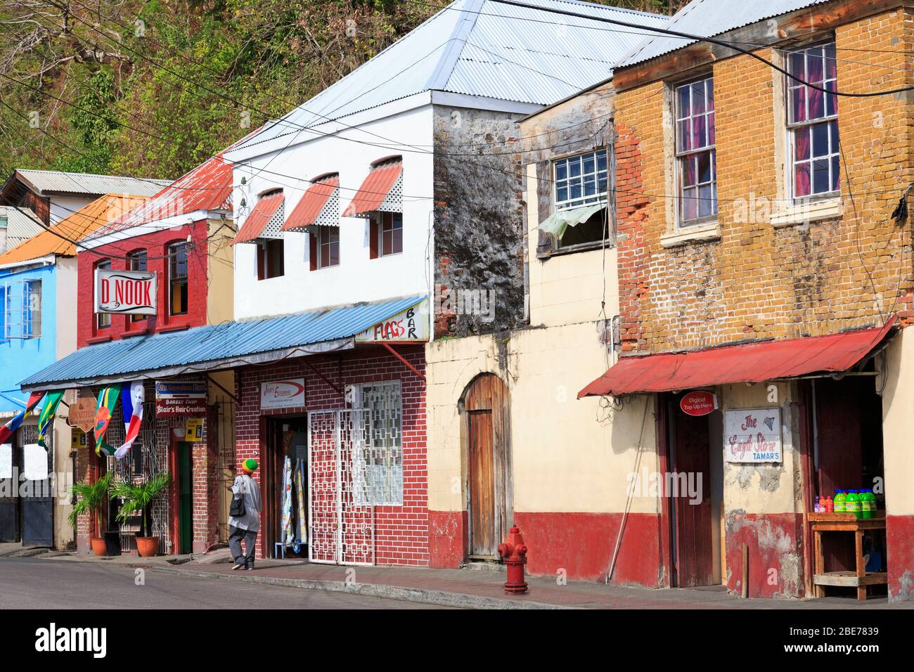 Melville Street,St. Georges,Grenada,Caribbean Stock Photo - Alamy
