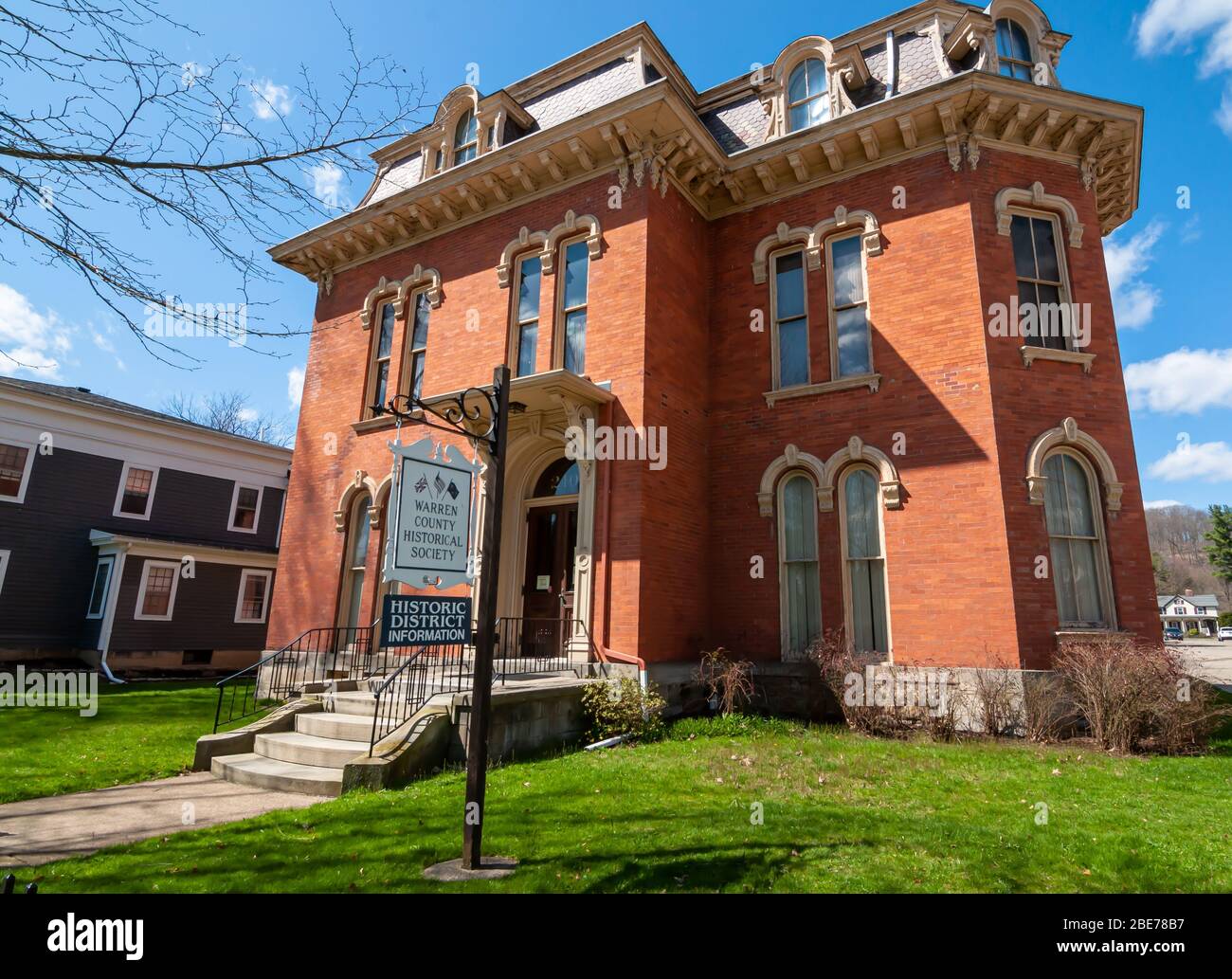 The Warren County Historical Society building on 4th street, a ...
