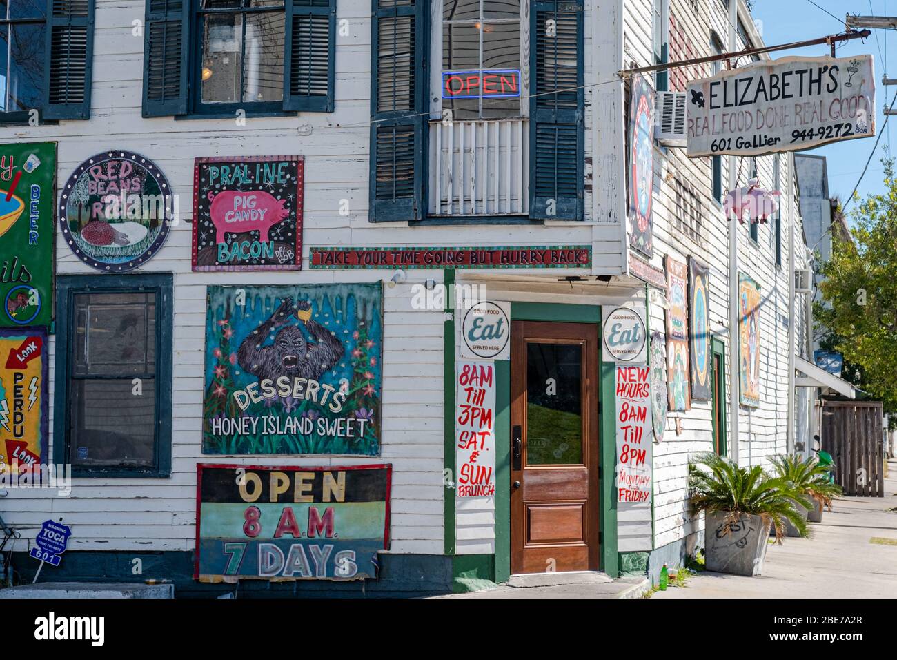 Elizabeth's Restaurant in the Bywater Neighborhood of New Orleans ...