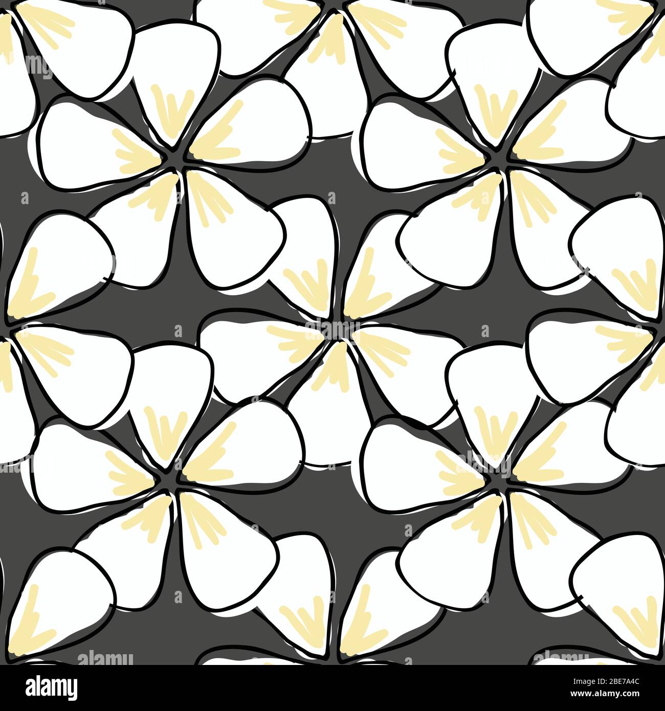 White blossoms in vintage Stock Vector Images - Alamy