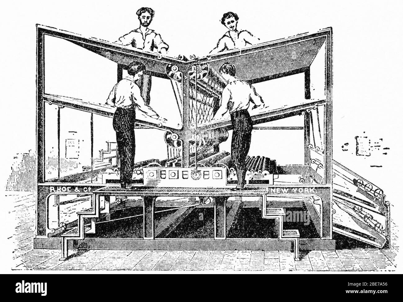Rotary printing press hi-res stock photography and images - Alamy