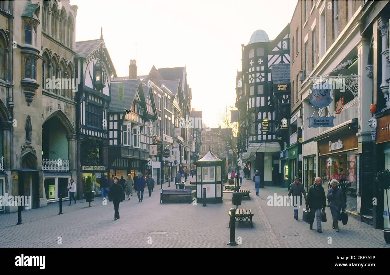 Chester city road hi-res stock photography and images - Alamy