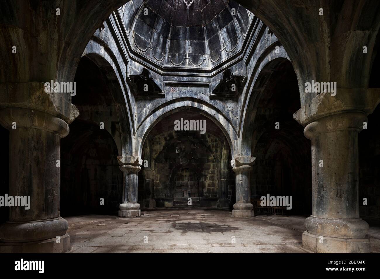 Interior of Haghpat Monastery, Armenian church, medieval monastery ...