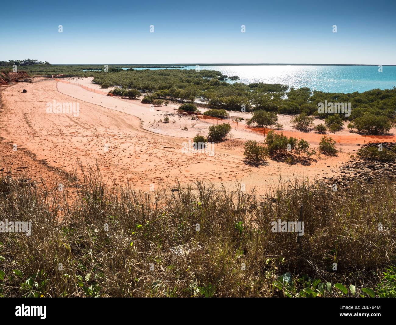 Mangroves and mudflats of Roebuck Bay, Broome, The Kimberley, Western ...