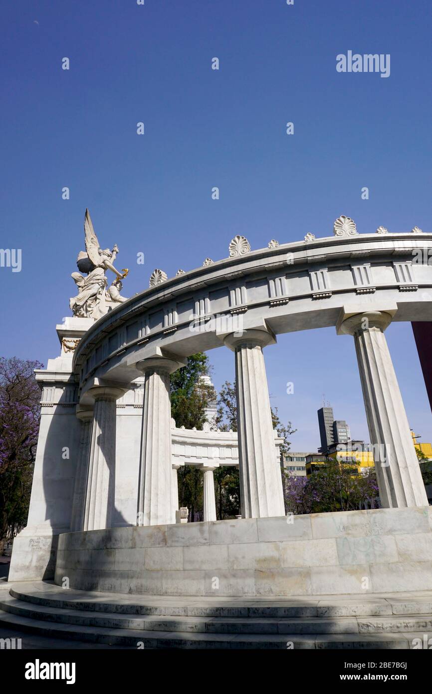 Benito Juarez Hemicycle Monument to former president Benito Juarez ...