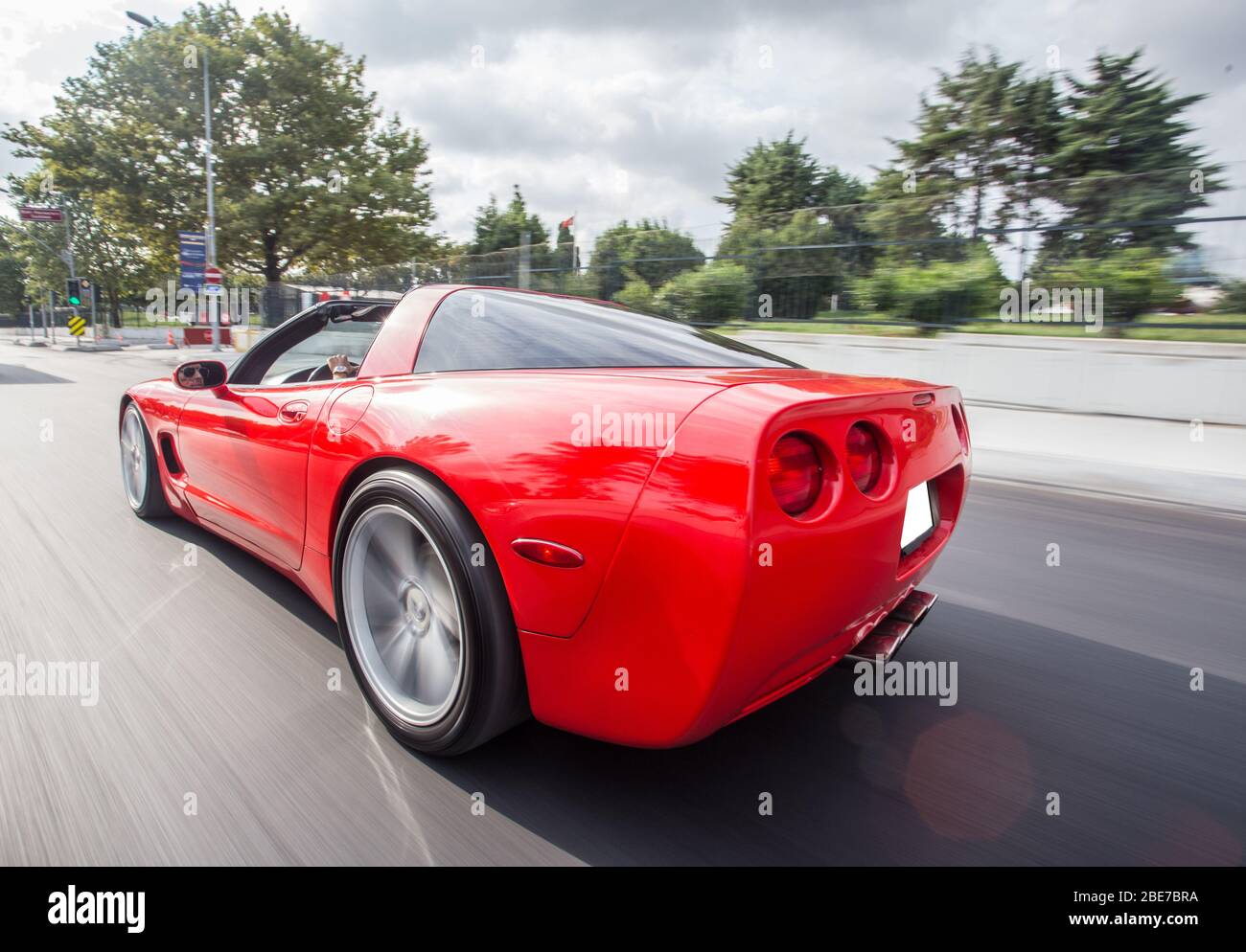 Back view sedan hi-res stock photography and images - Alamy