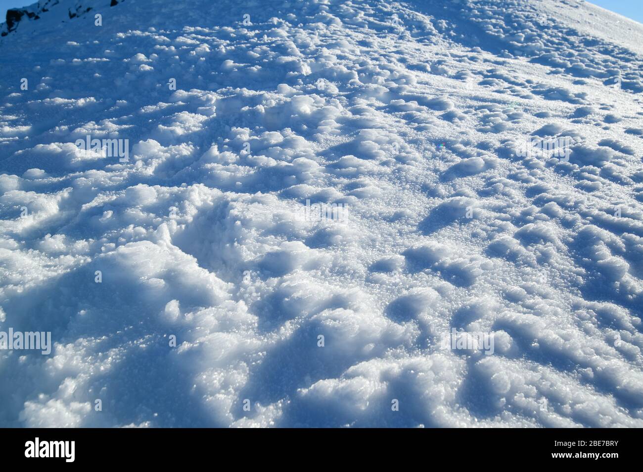 Texture of natural snow. View above the snow Stock Photo - Alamy