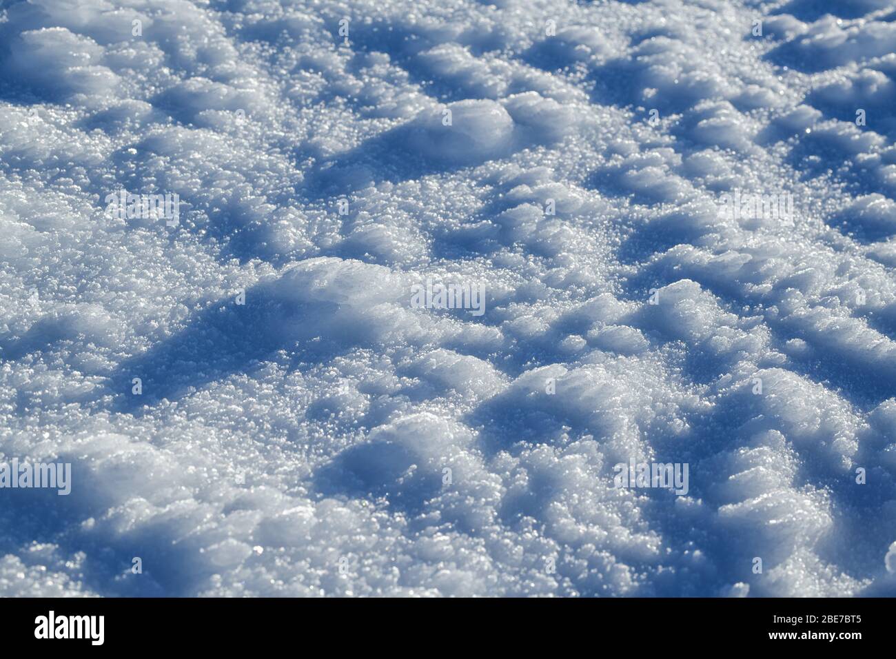 Texture of natural snow. View above the snow Stock Photo - Alamy