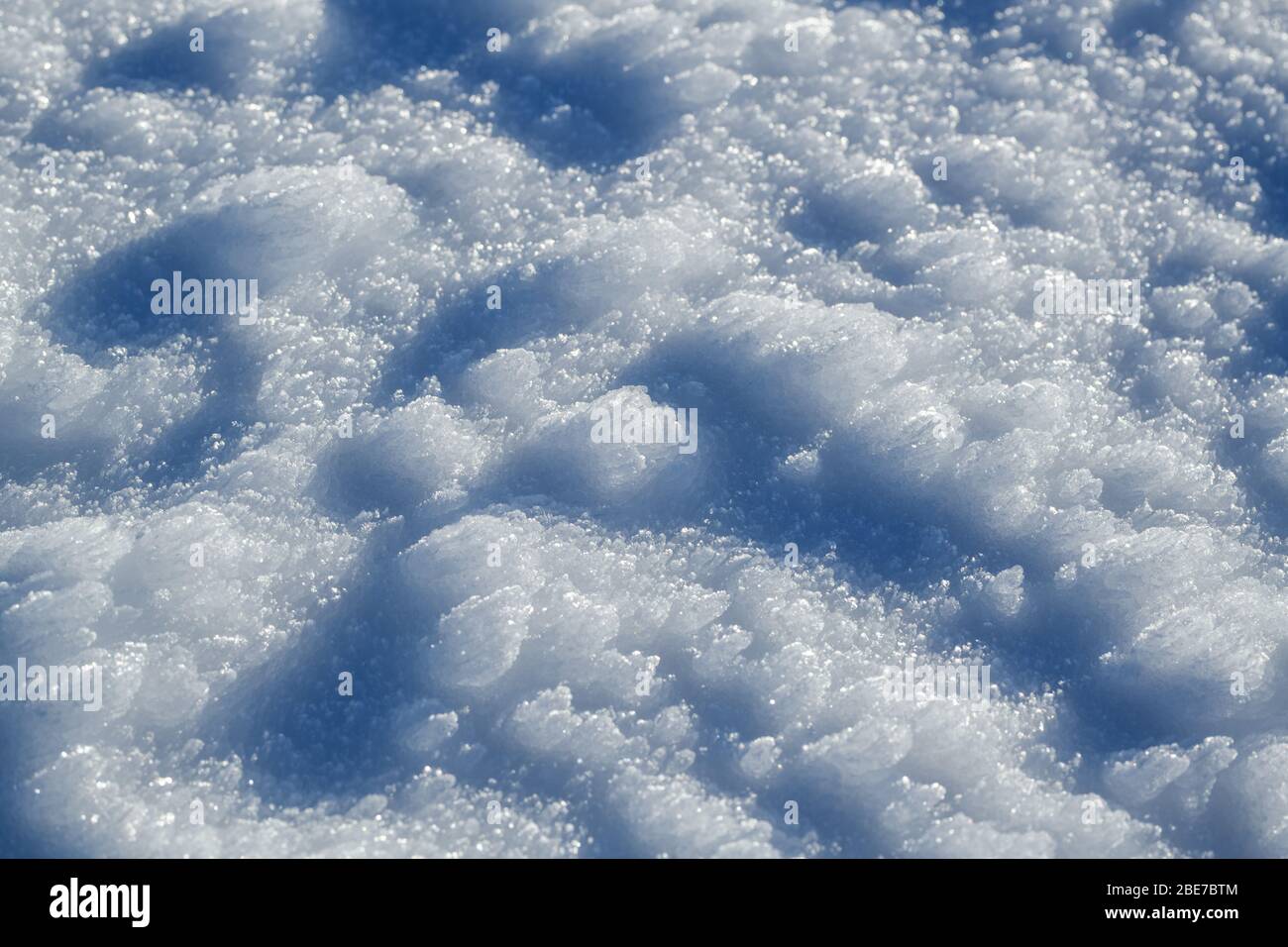 Texture of natural snow. View above the snow Stock Photo - Alamy