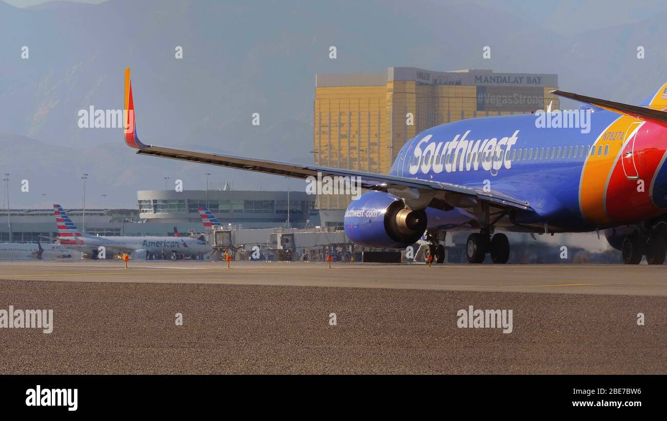 Southwest airlines at Las Vegas International Airport - LAS VEGAS ...