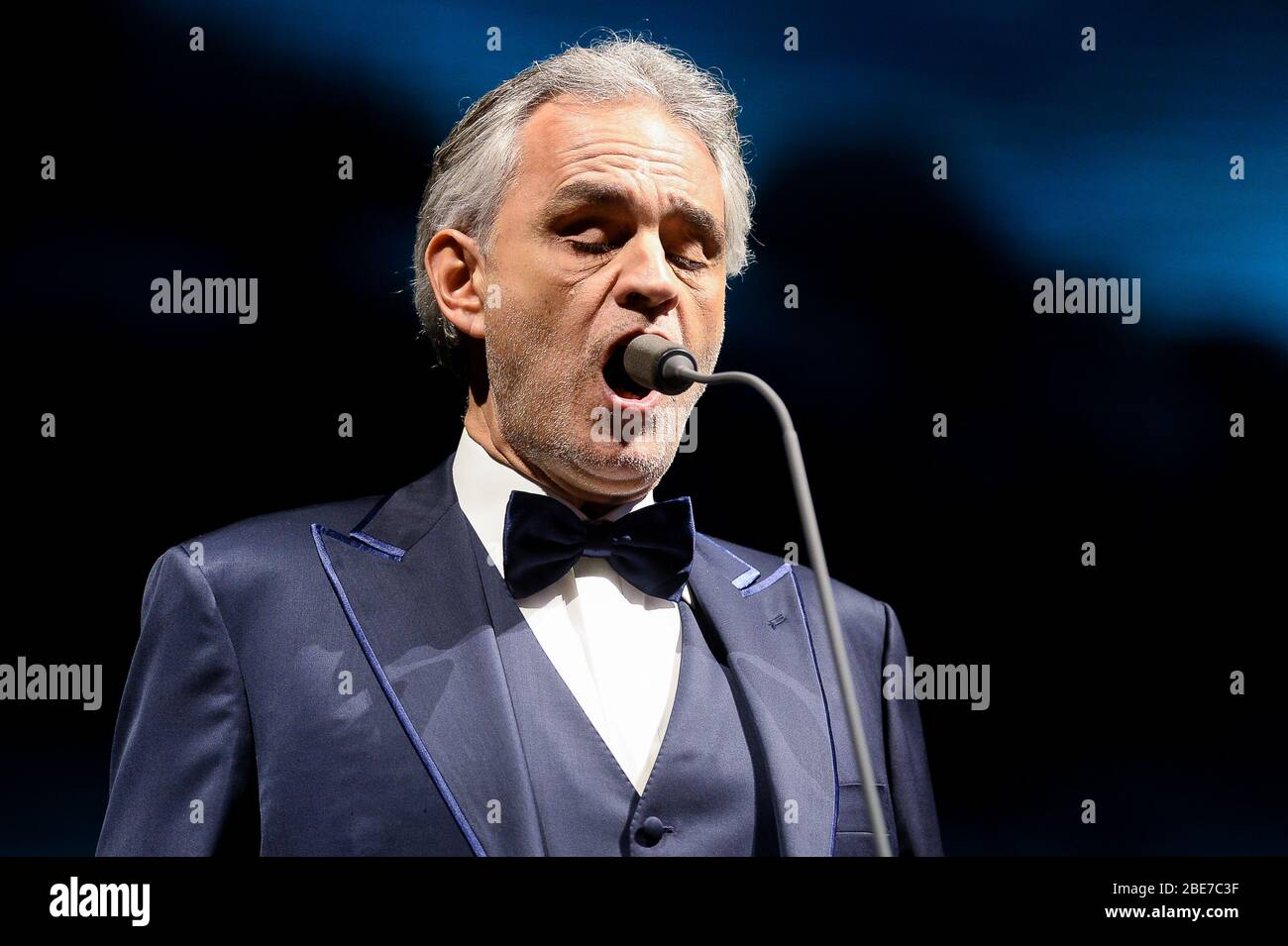 Andrea Bocelli performs live on stage during his concert at the Ergo ...
