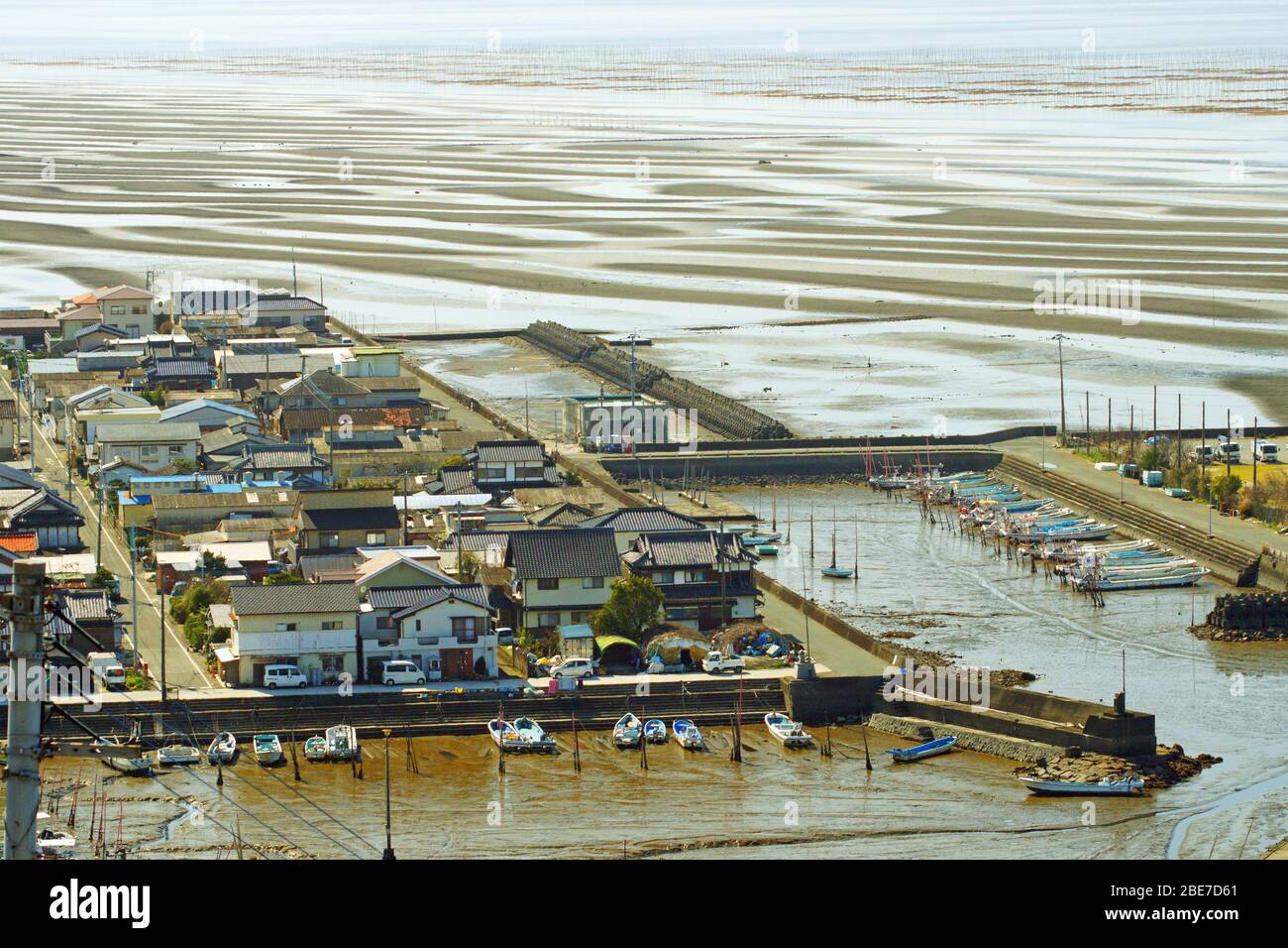 Mudflat of Ariake Sea, Kumamoto Prefecture, Japan Stock Photo - Alamy