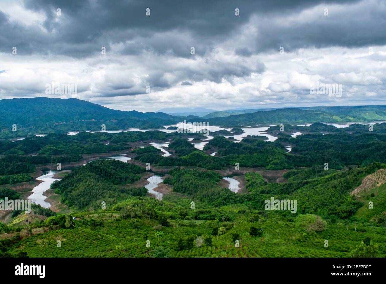 Trees around a reservoir hi-res stock photography and images - Alamy