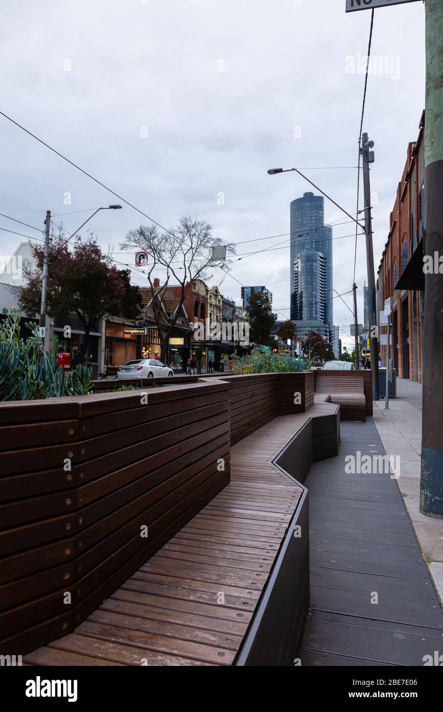 Melbourne, Australia, 12 April, 2020. Melbourne most popular shopping ...