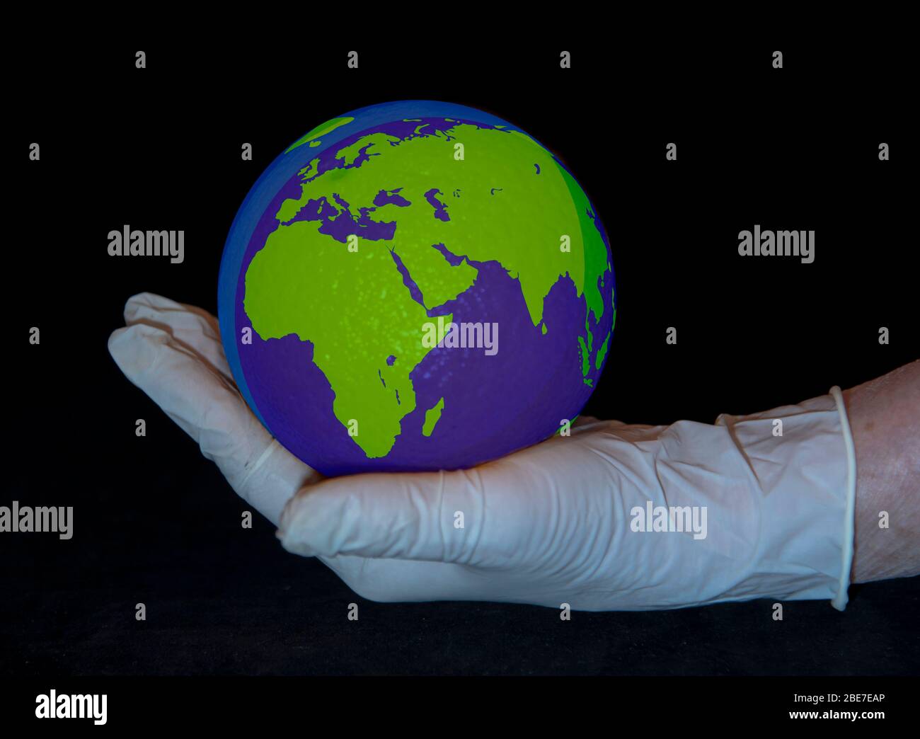 Technology Abstract Globe Hands High Resolution Stock Photography and ...
